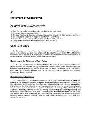 Ch 7 Study Guide and Practice - 7 Cash and Receivables CHAPTER LEARNING ...