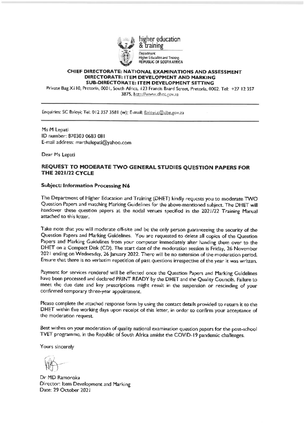 INFOmation PROC N6 - Studocu