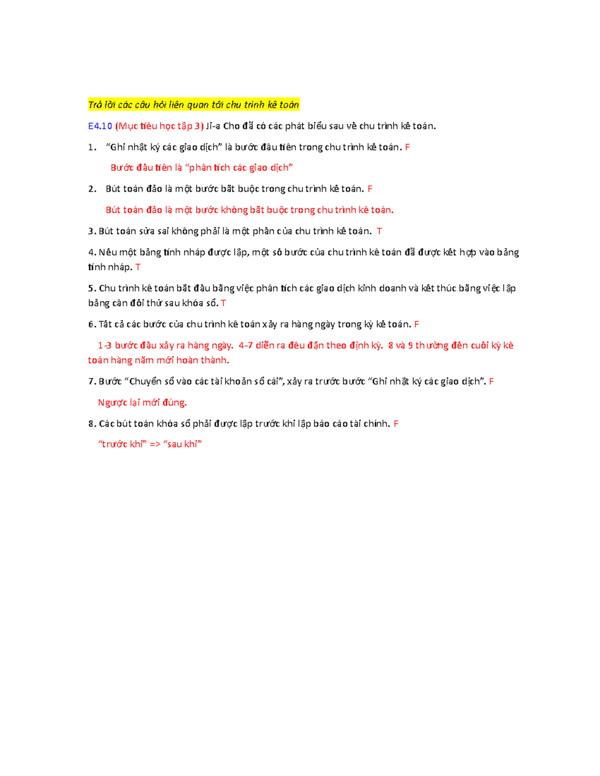 BT NHOM C4 - nojjjjj - Tr ả ờl i các câu h i liên quan t i chu trình ...