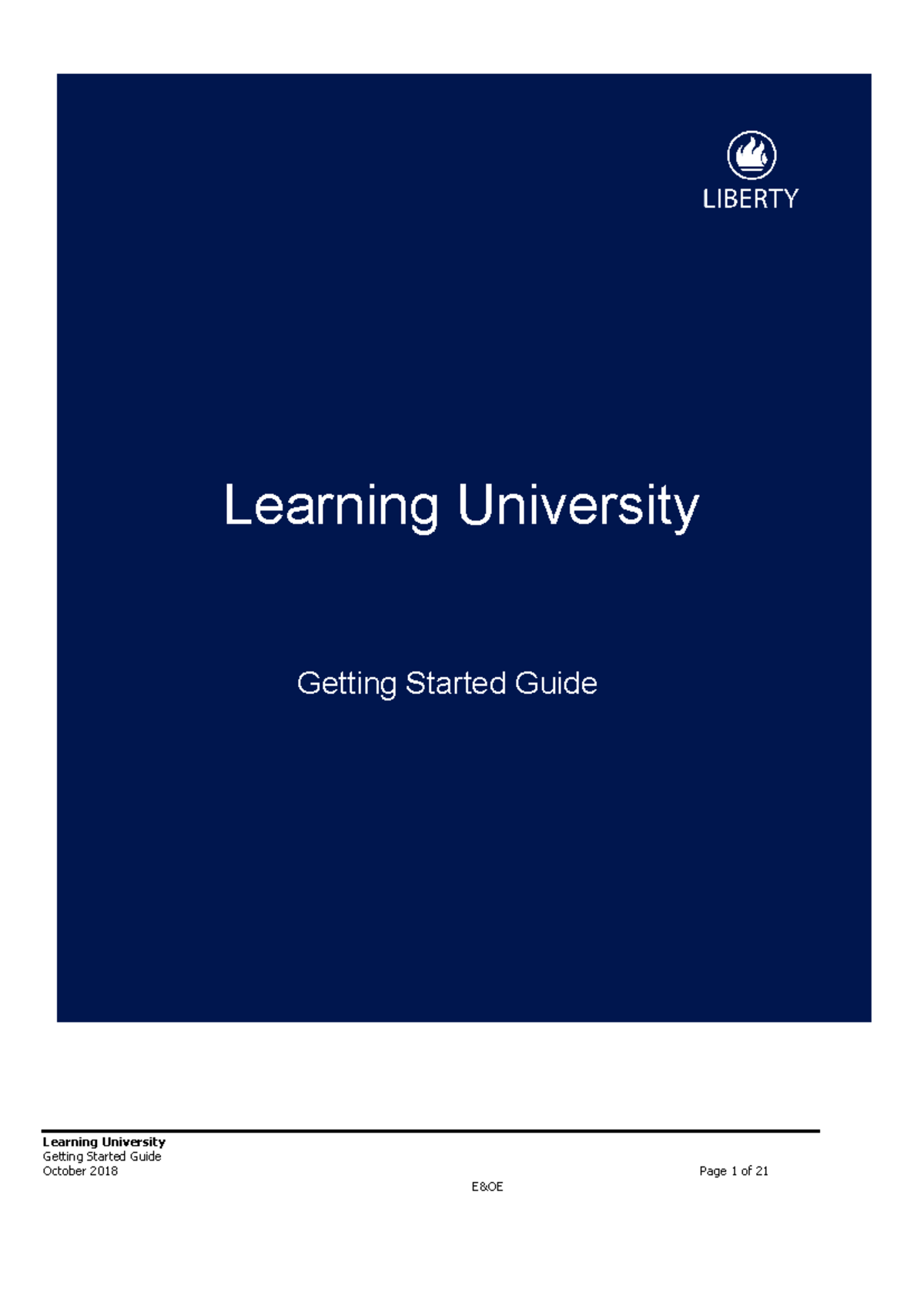 Learning University Procedure Guide March 2014 Generic ...