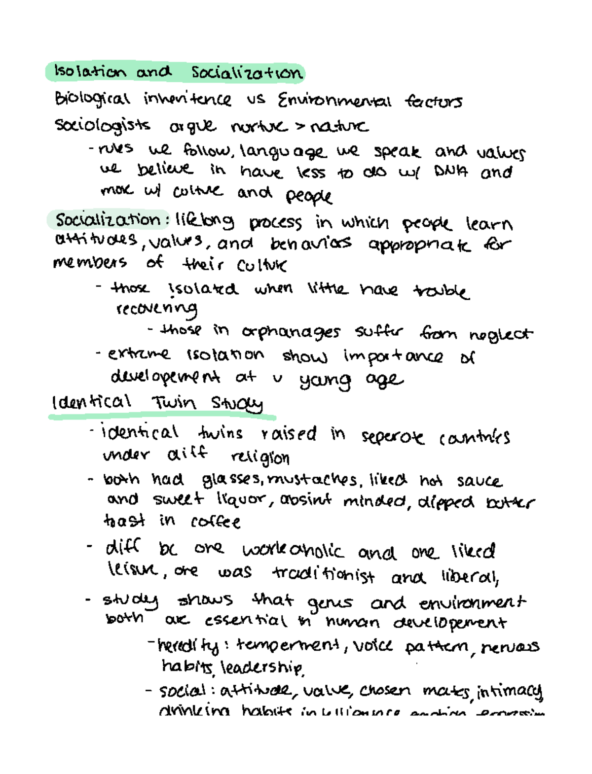 Lecture 11 - Isolation and Socialization - solution and socialization ...