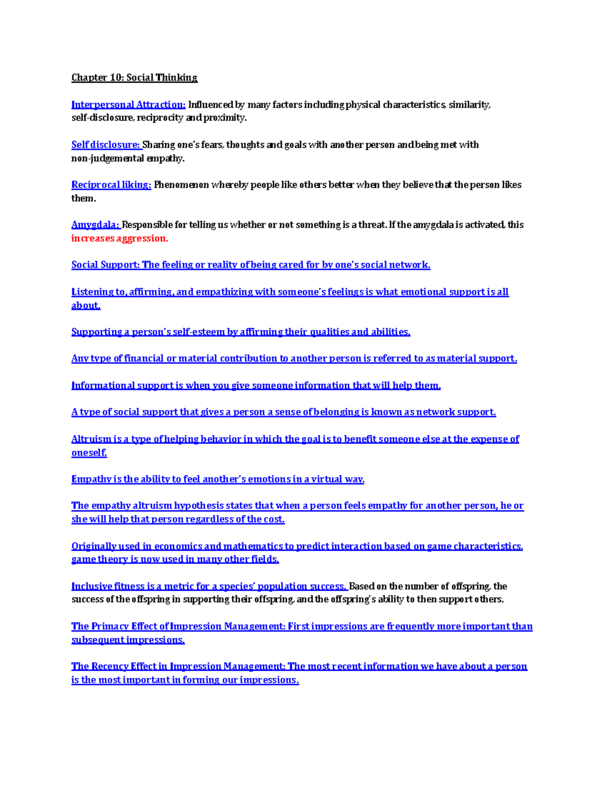 Social Thinking - notes - Chapter 10: Social Thinking Interpersonal ...