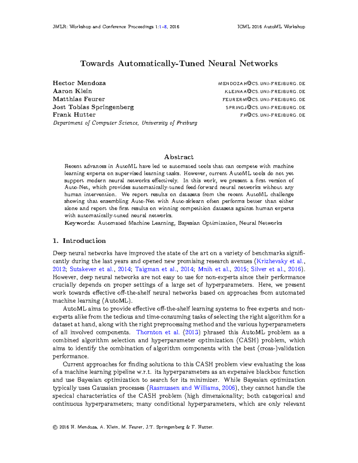 Towards Automatically Tuned Neural Networks Jmlr Workshop And Conference Proceedings 1 1 8