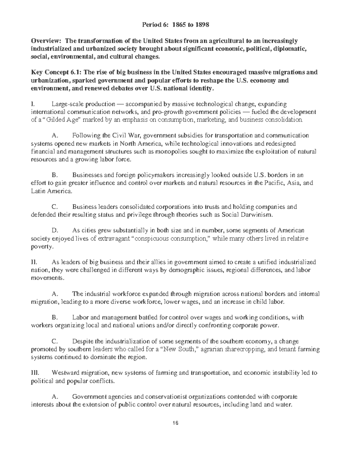 Geography And Environment Apush Period 6 at Patrice Hassinger blog