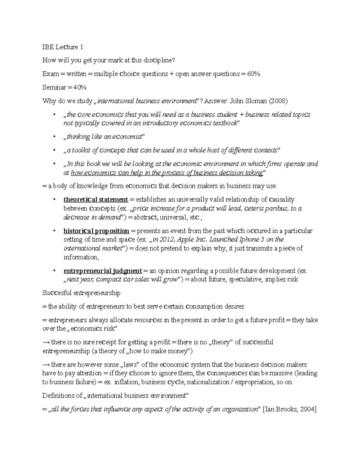 Business Financing - IBE 1 How will you get your mark at this Exam ...