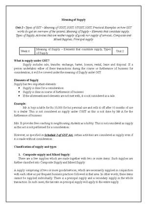 Types of gst - TYPES OF GST Unit 2 - Types of GST – Meaning of CGST ...