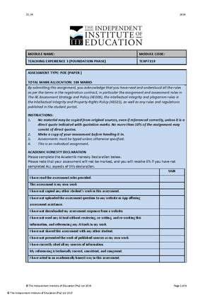 Laerskool Eben swemmer Grade R Daily Program - Laerskool Eben Swemmer ...