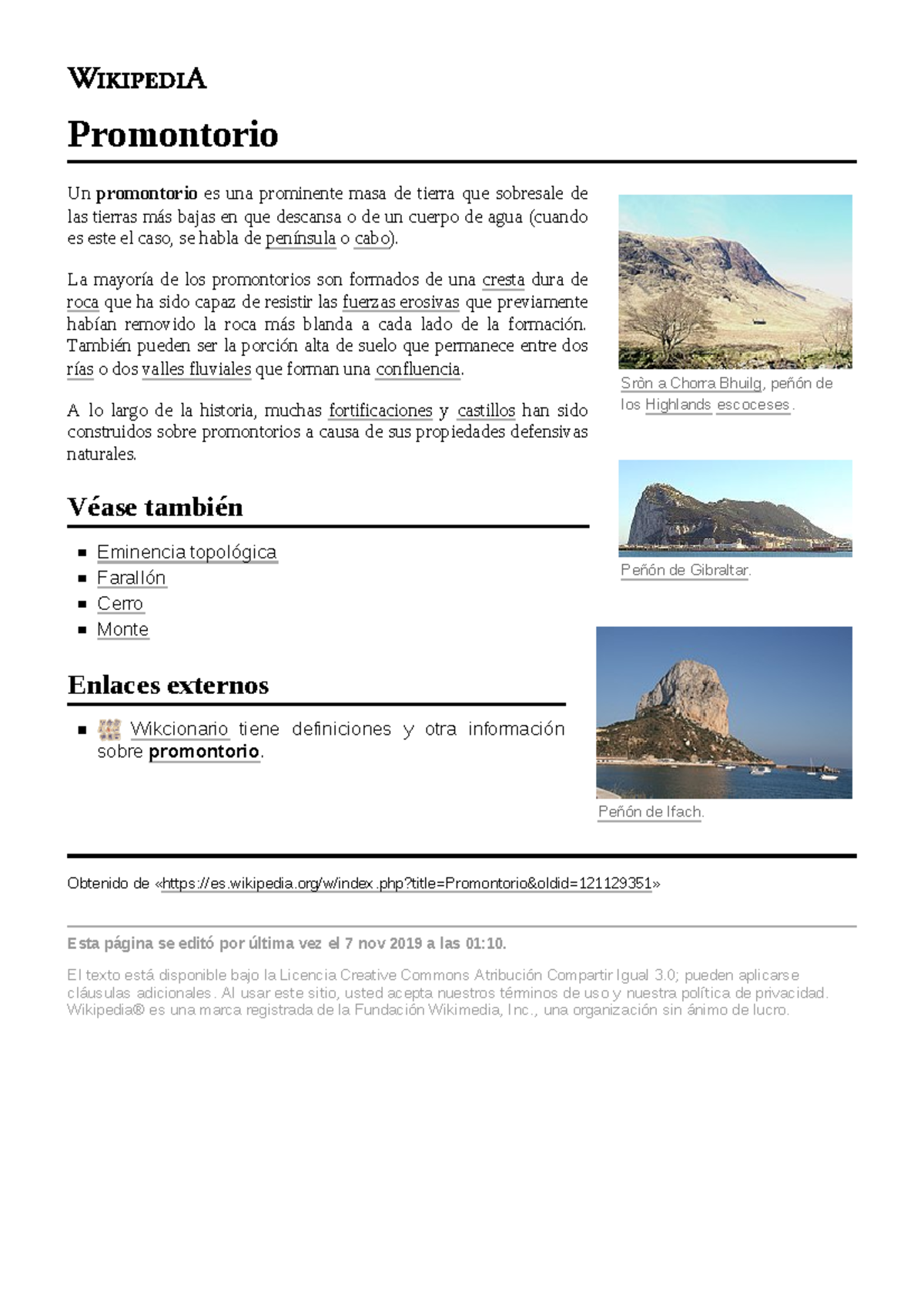 Promontorio - SASAAS - Sròn a Chorra Bhuilg, peñón de los Highlands ...