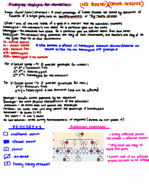 Genetics Figures I - Organizers - 380 - Studocu
