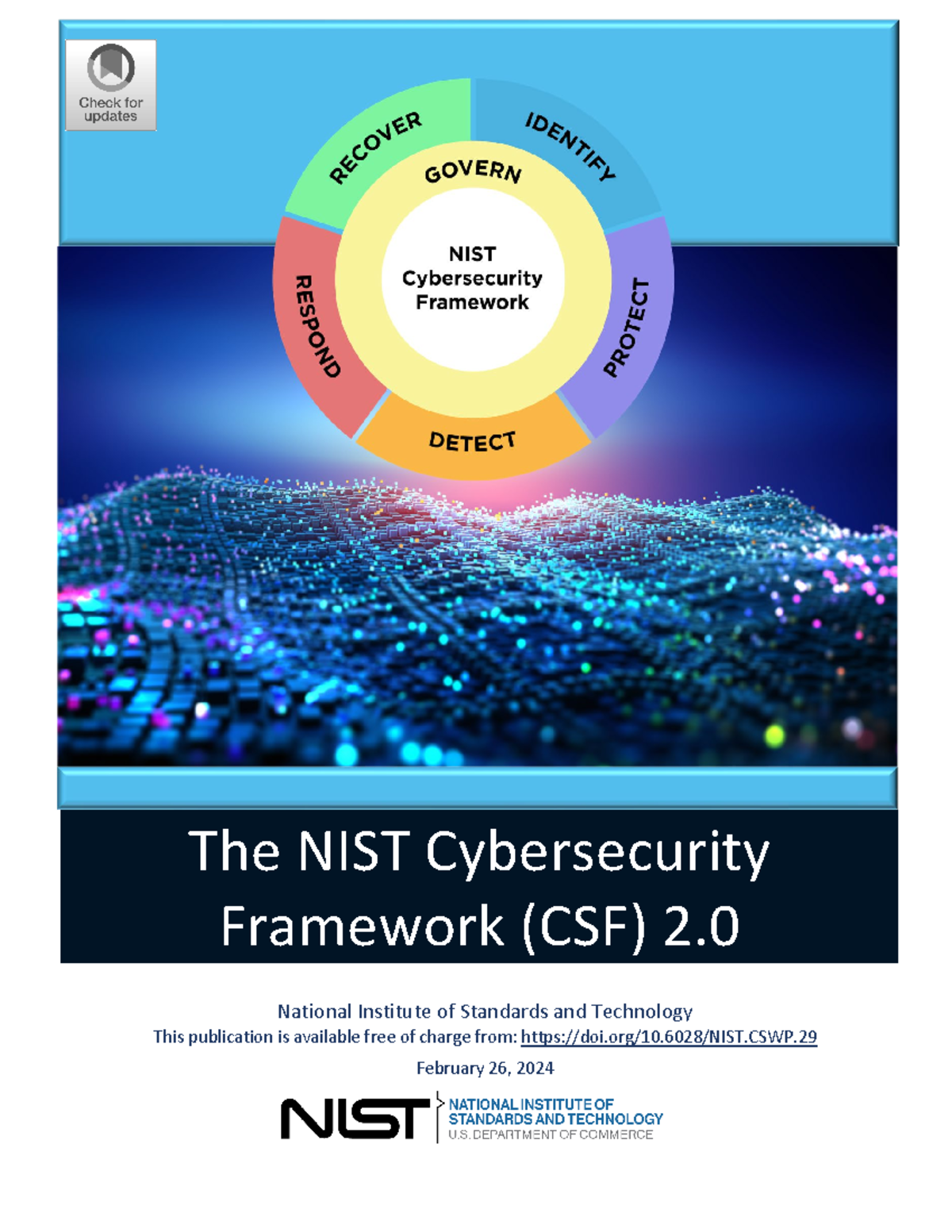 The NIST Cybersecurity Framework CSF 2 - National Institute of ...