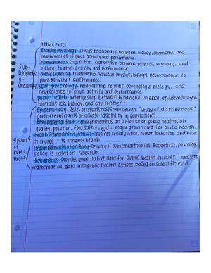 Exercise Science Module 1 Lesson 1 PT3 - Chapter One Physical Activity ...