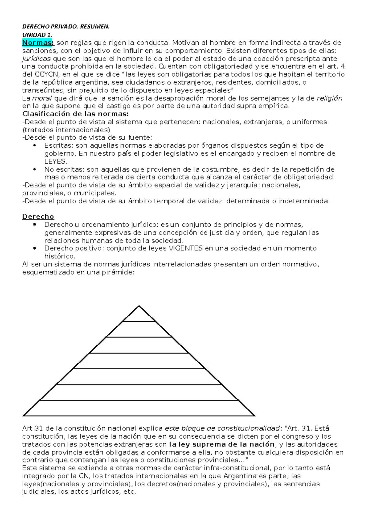 Derecho Privado resumen Terminado (Auto Recovered) - UNLP - Studocu