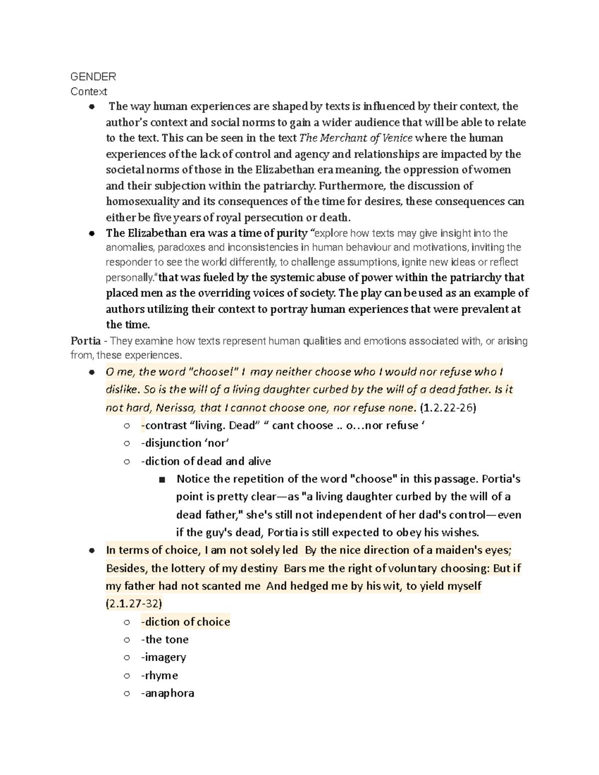 Common module hsc - English advanced - GENDER Context The way human ...