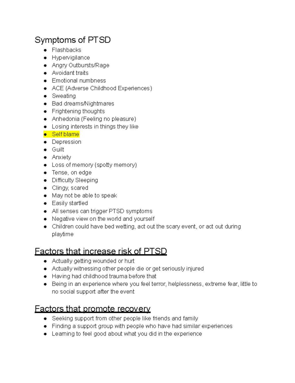 Psychology of Family Violence: PTSD and Anger Managing - Symptoms of ...