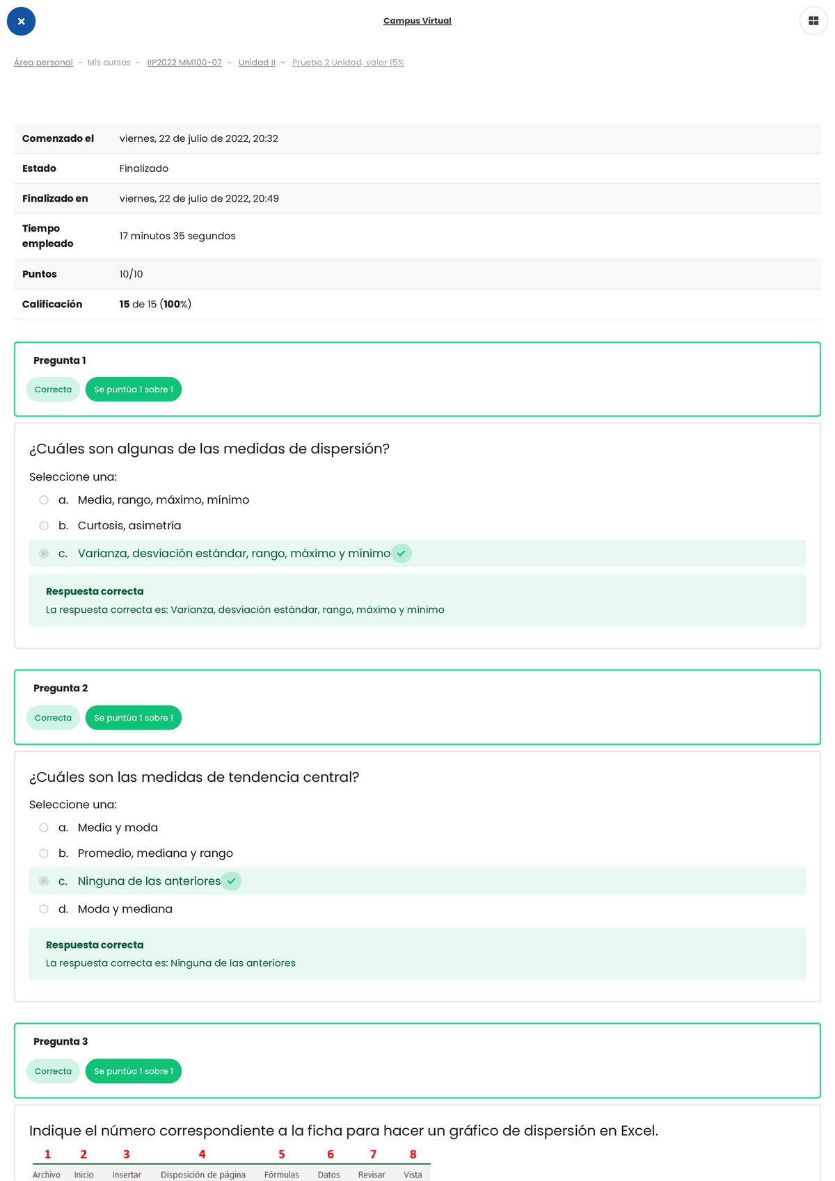 Prueba 2 del Laboratorio MM100 - Área personal- Mis cursos - IIP2022 MM100-07- Unidad II- Prueba ...