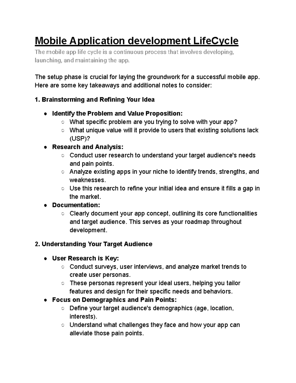 04a Mobile Application development Life Cycle-1 - Mobile Application ...