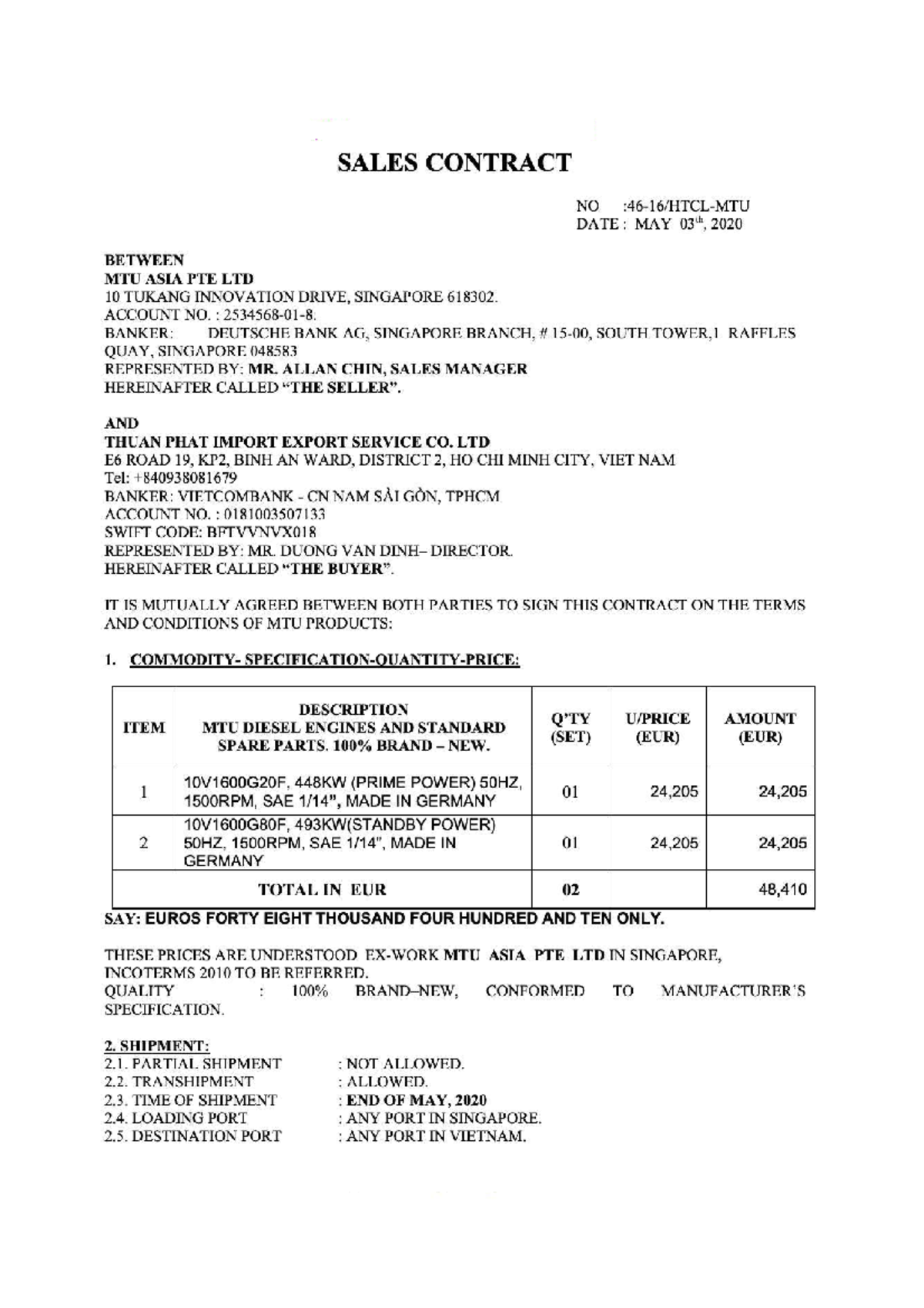 Nhóm 7 Bộ chứng từ LC - Thanh toán quốc tế - Studocu