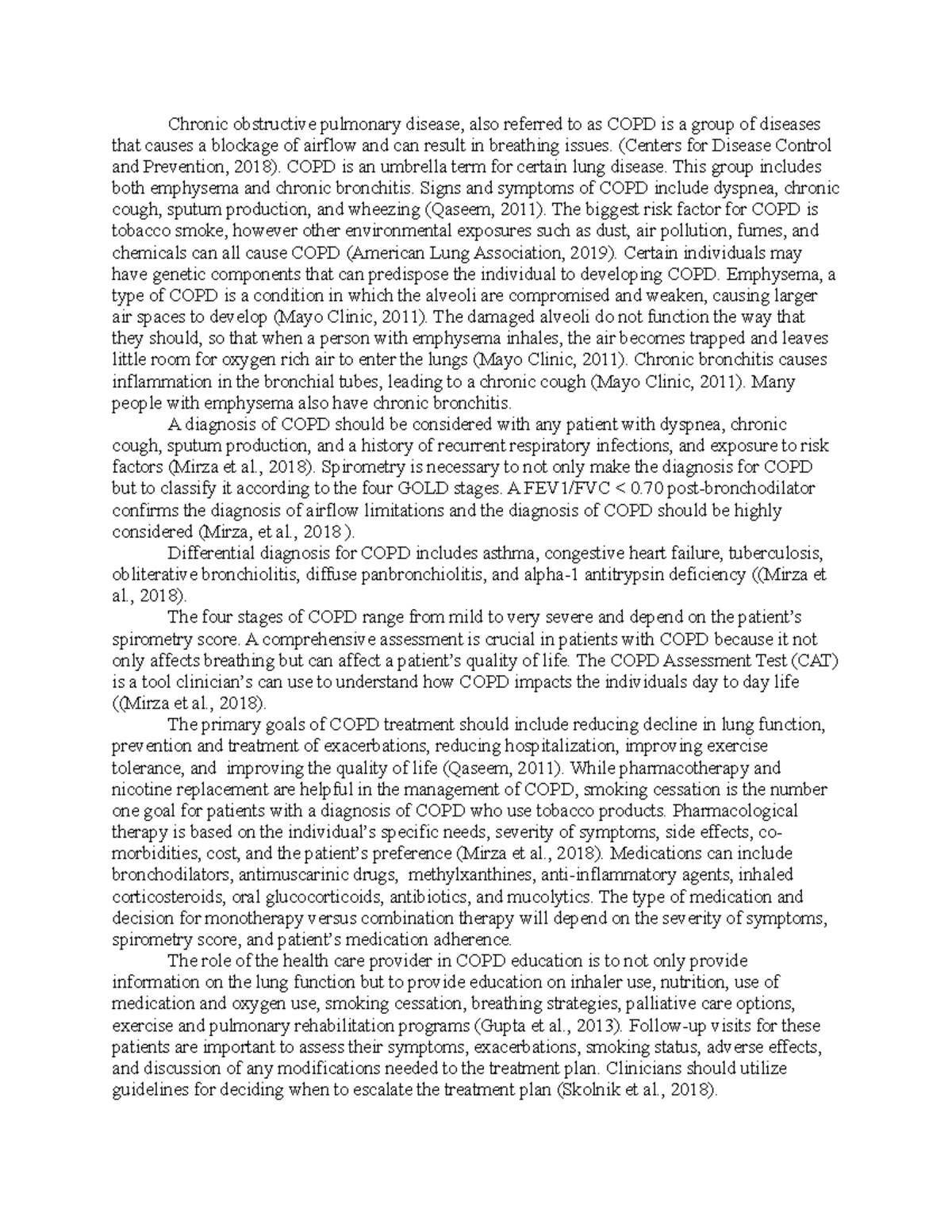 Copd - copd case study - Chronic obstructive pulmonary disease, also ...