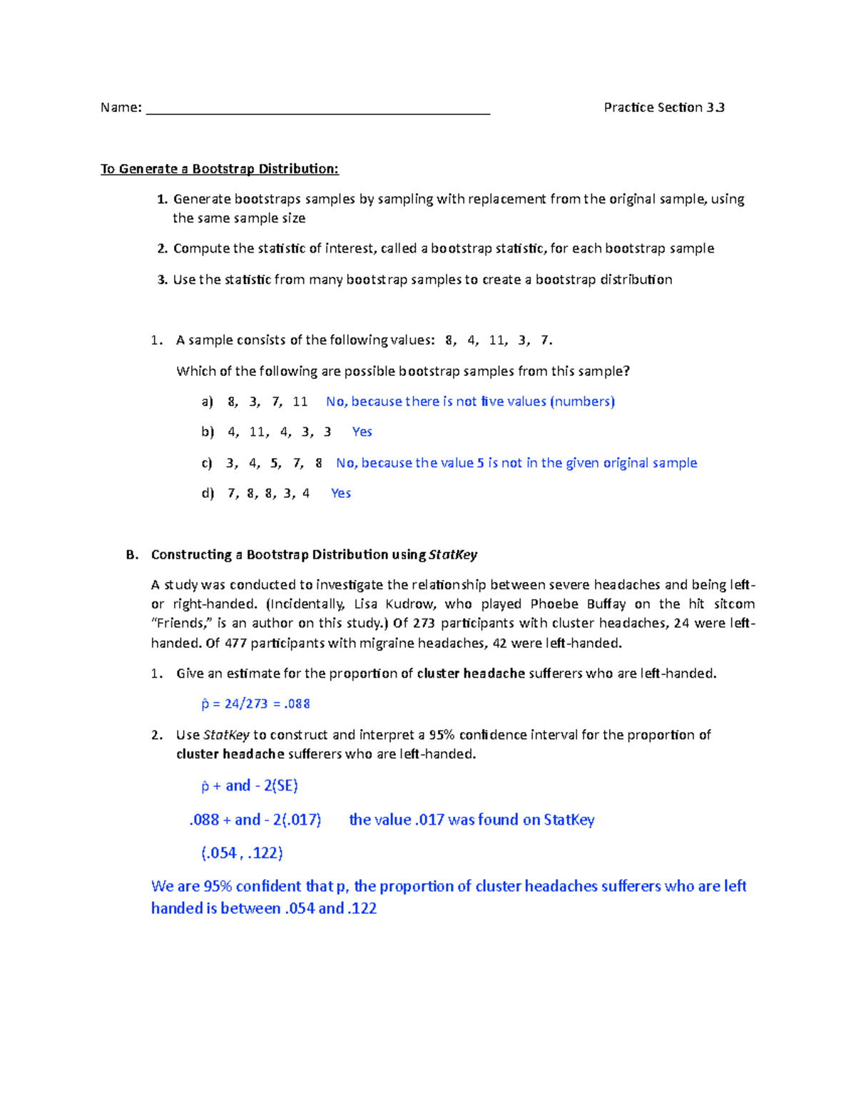 Math 116: Practice 3.3 Notes - Name ...