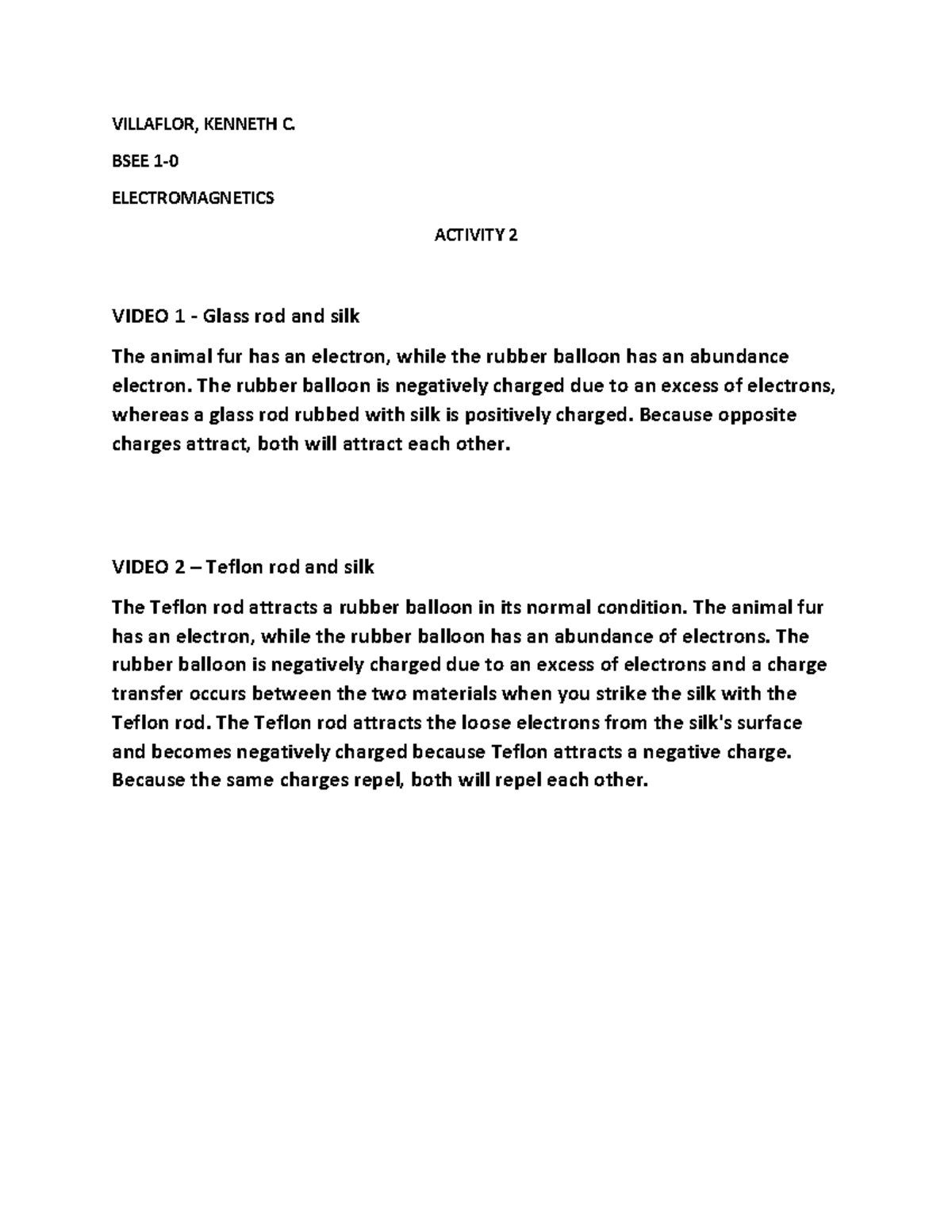 Villaflor Kenneth Activity 2 - VILLAFLOR, KENNETH C. BSEE 1 ...