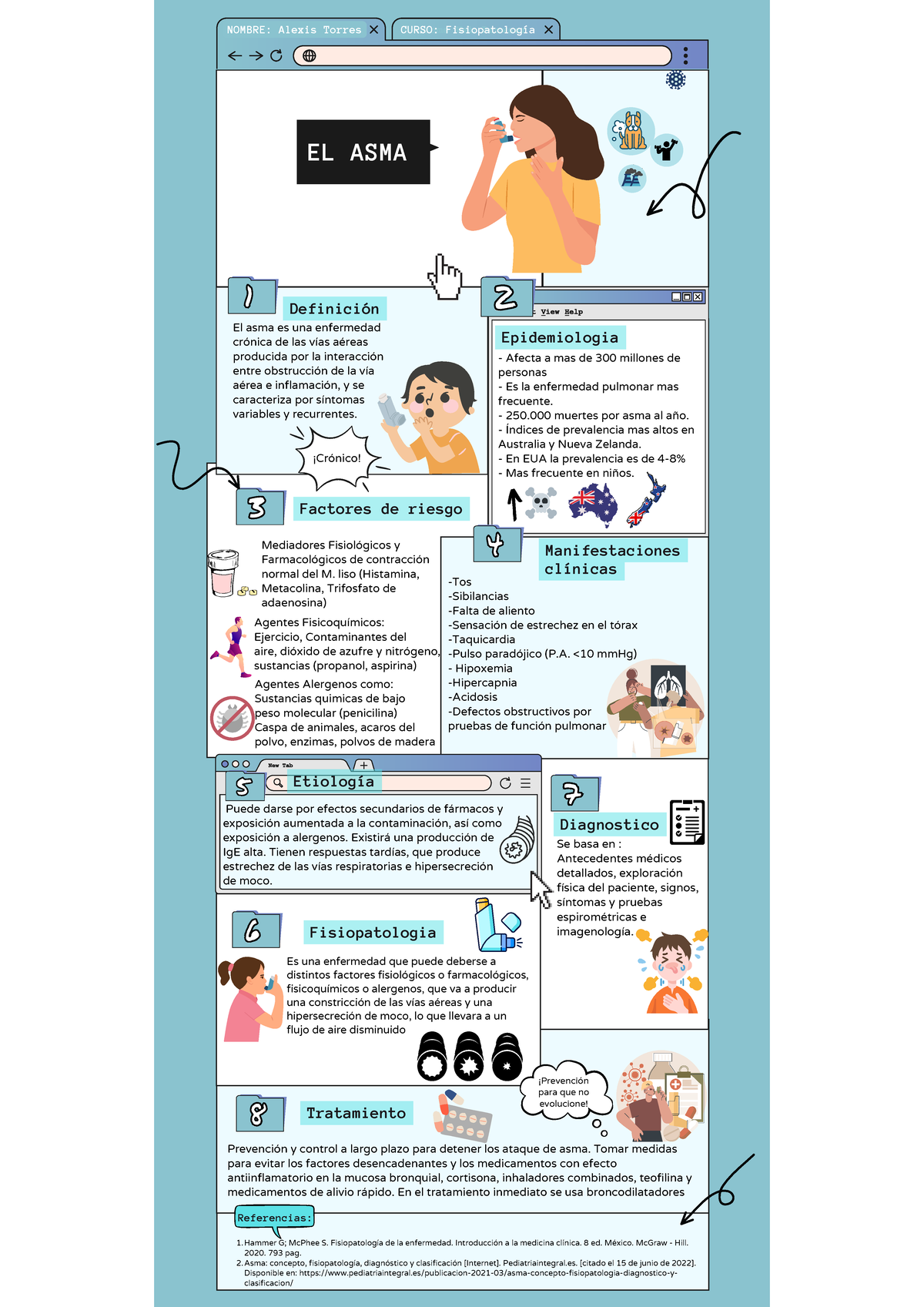 Poster ASMA A - 1122 33 44 55 66 77 88 EL ASMA El asma es una ...