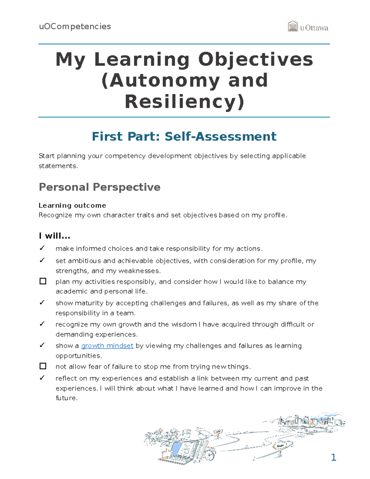 Autonomy and Resiliency Action Plan (Auto Recovered) - My Learning ...