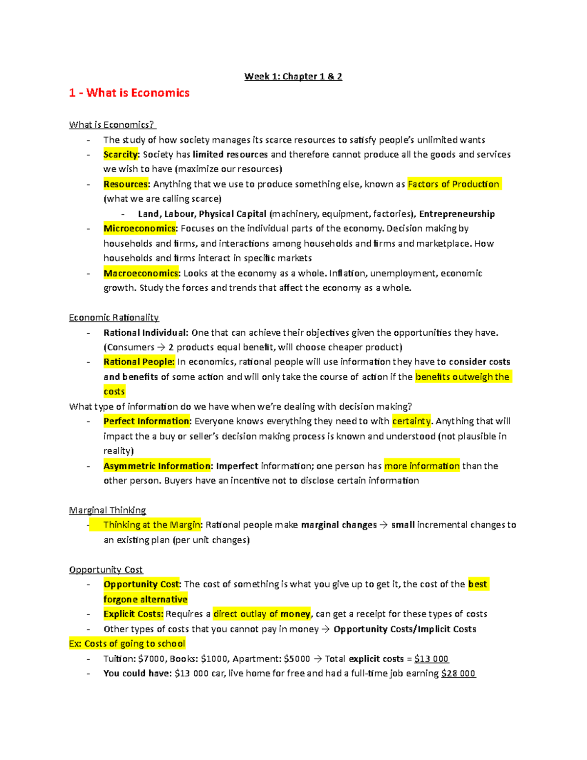 Chapter 1 & 2 - Module notes - Week 1: Chapter 1 & 2 1 - What is ...