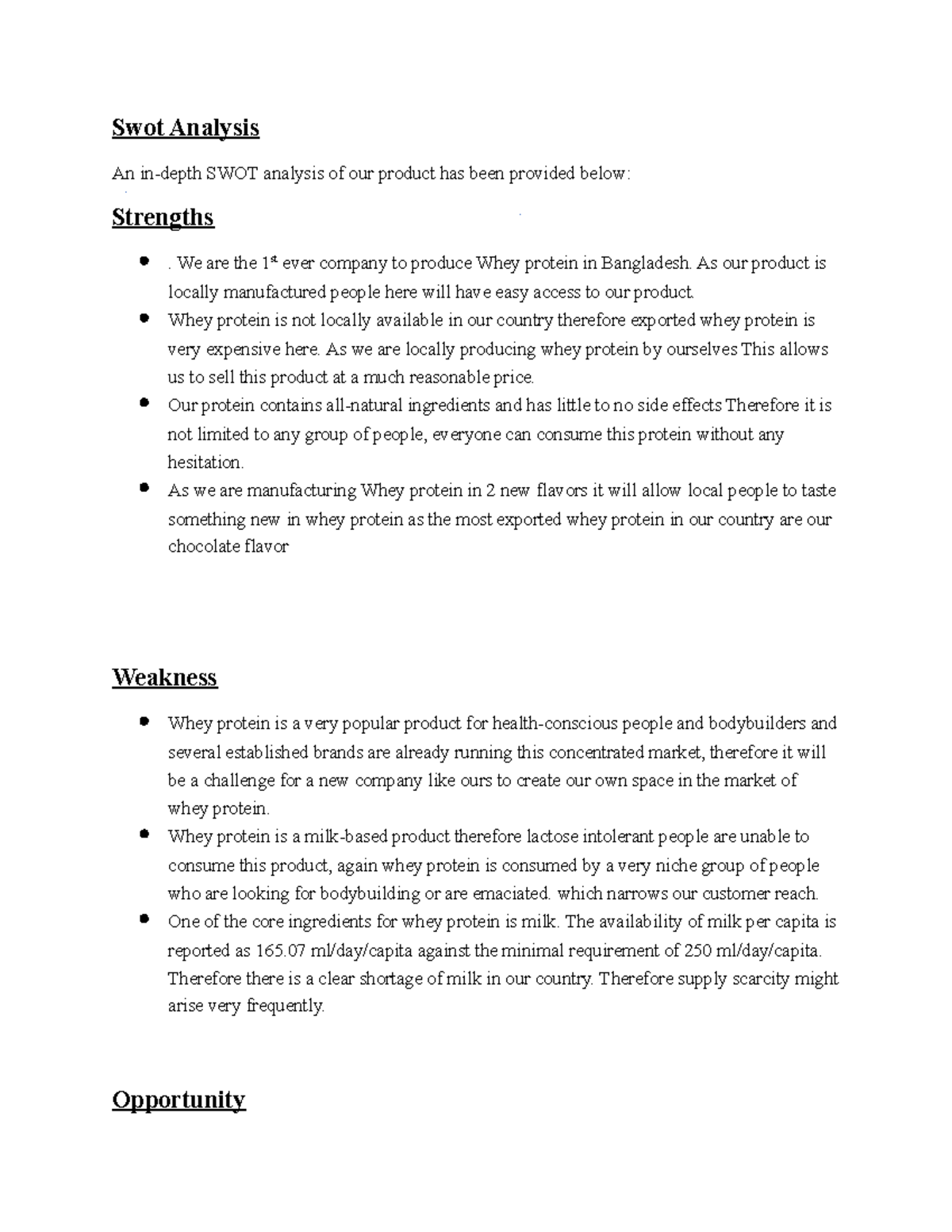 Swot Analysis - Assignment - Swot Analysis An in-depth SWOT analysis of ...