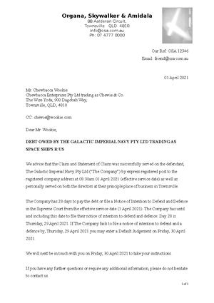 Form-2-Claim-UCPR - Civil Procedure Assignment Claim Template - SUPREME ...