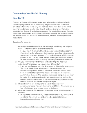 Community Health Nursing Windshield Survey 12 - COMMUNITY HEALTH ...