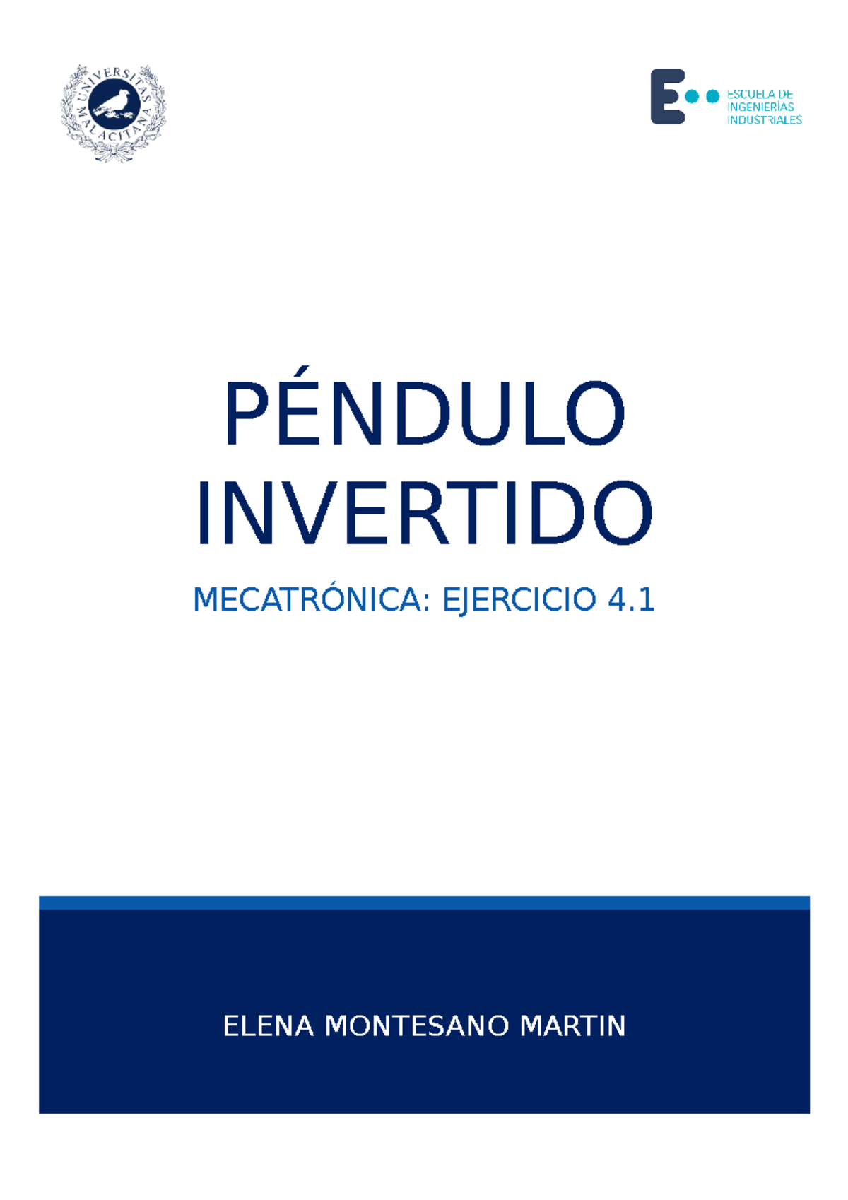 PENDULO INVERTIDO - ELENA MONTESANO MARTIN PÉNDULO INVERTIDO ...
