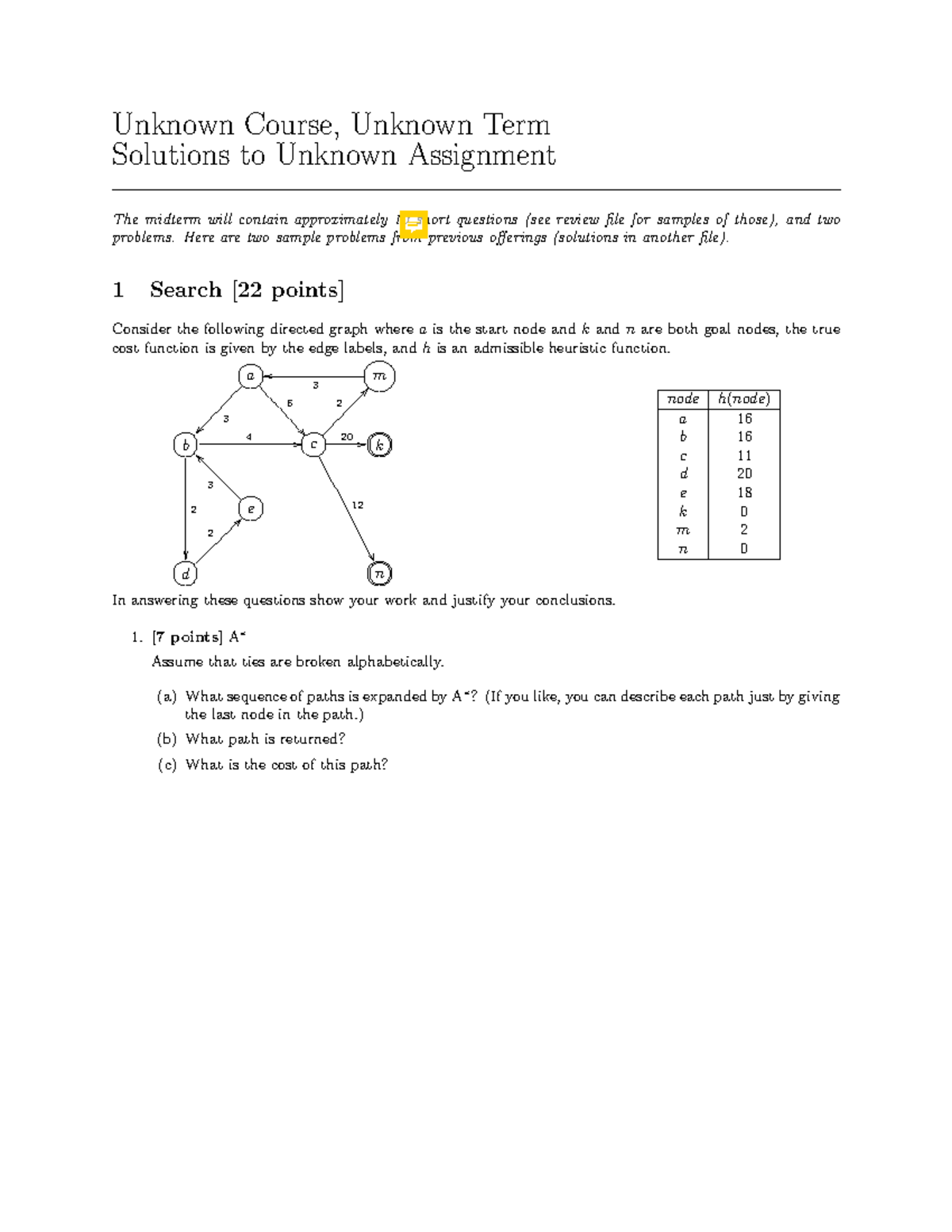 Practice Midterm Warning Popup Annotation Has A Missing Or Invalid