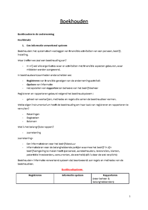 minimum algemeen rekeningstelsel MAR - 1 Eigen vermogen, voorzieningen ...