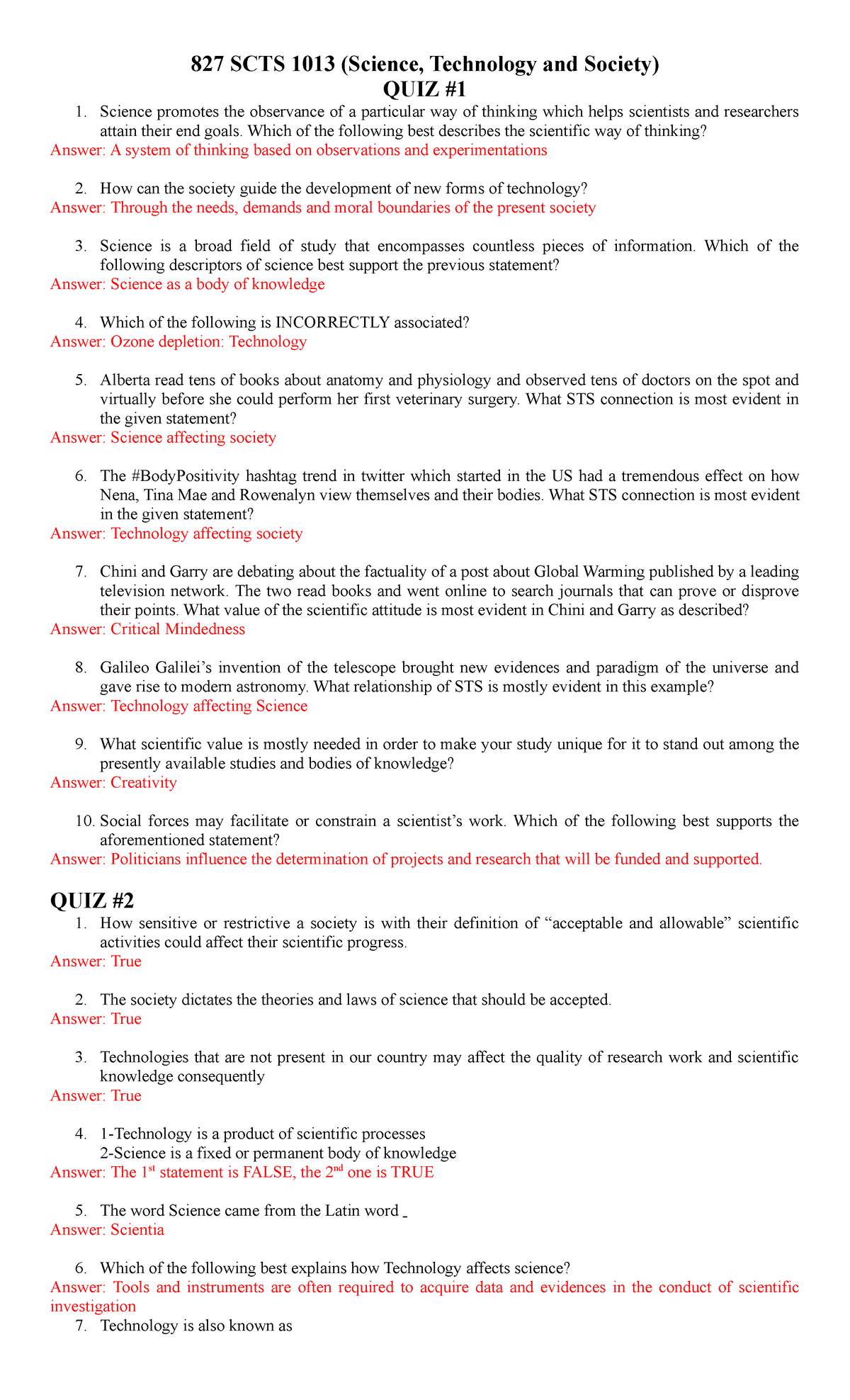 827 SCTS 1013 check ( Science) - 827 SCTS 1013 (Science, Technology and ...