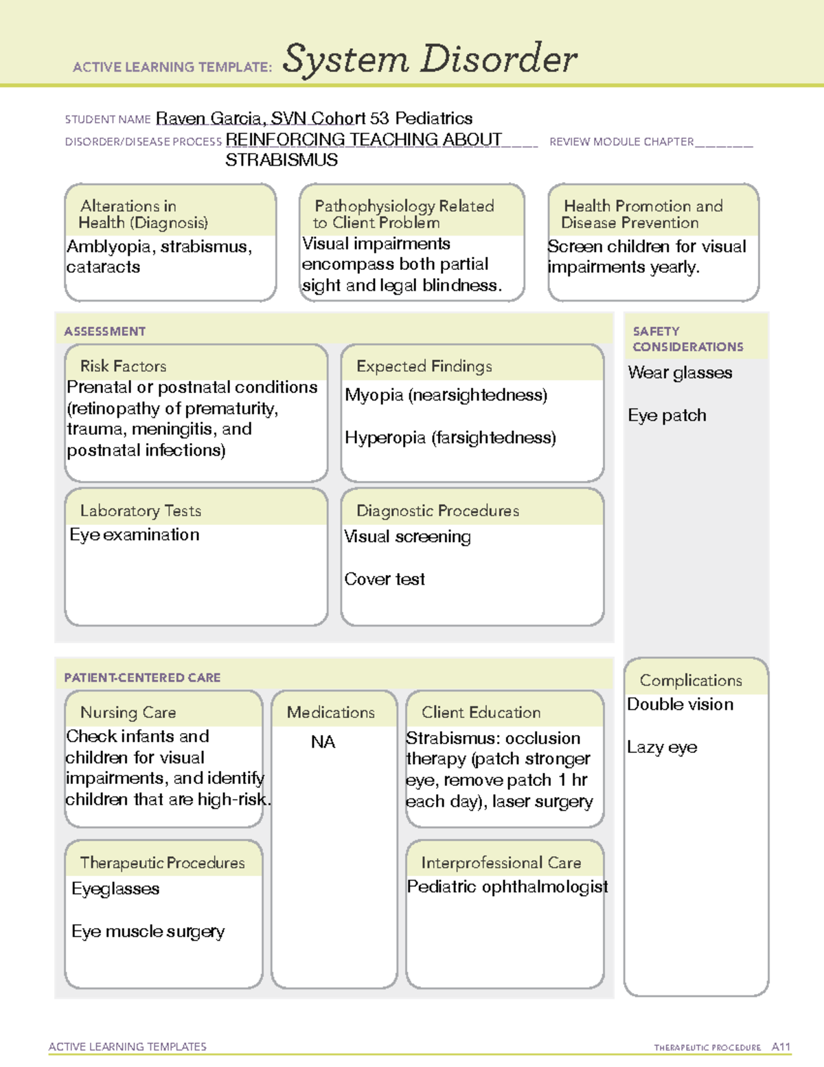 Focus Review 23 - notes - ACTIVE LEARNING TEMPLATES THERAPEUTIC ...