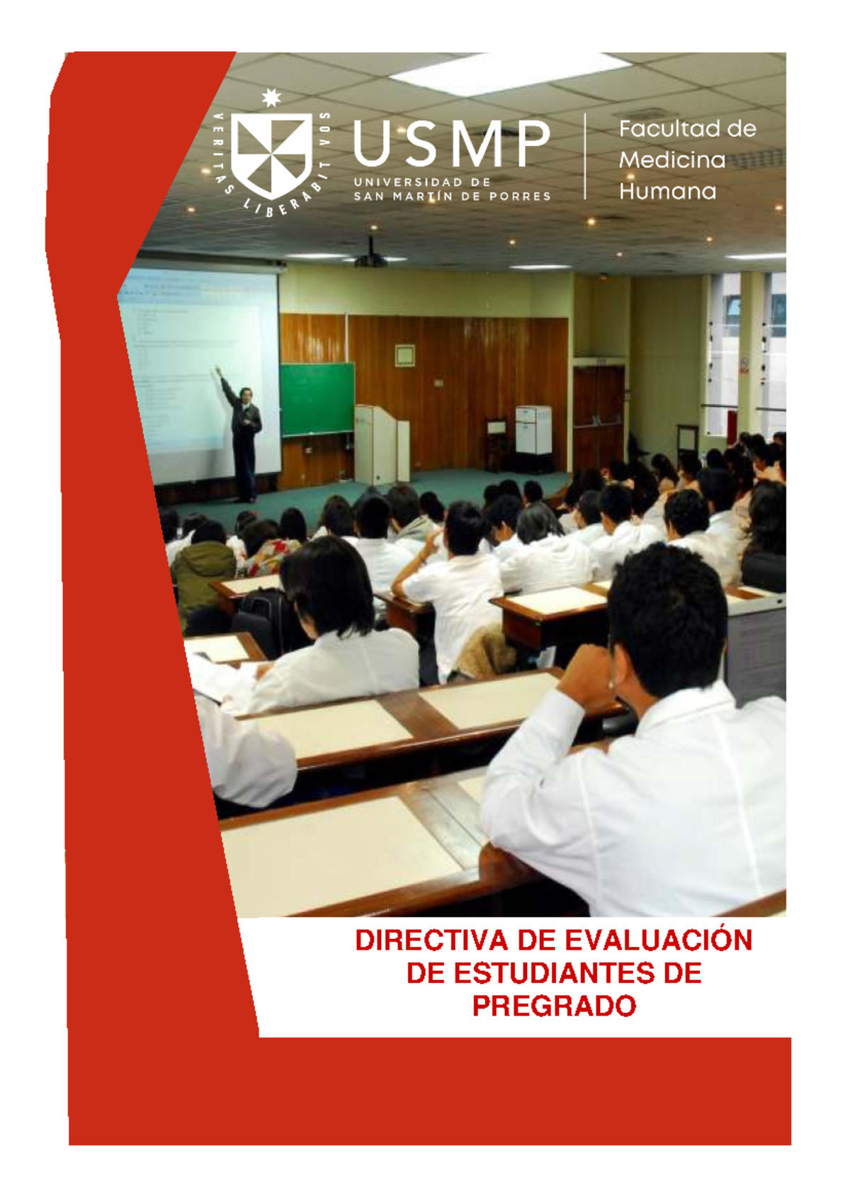 Directiva de Evaluacion de estudiantes de pregrado FMH USMP enero 2024 ...