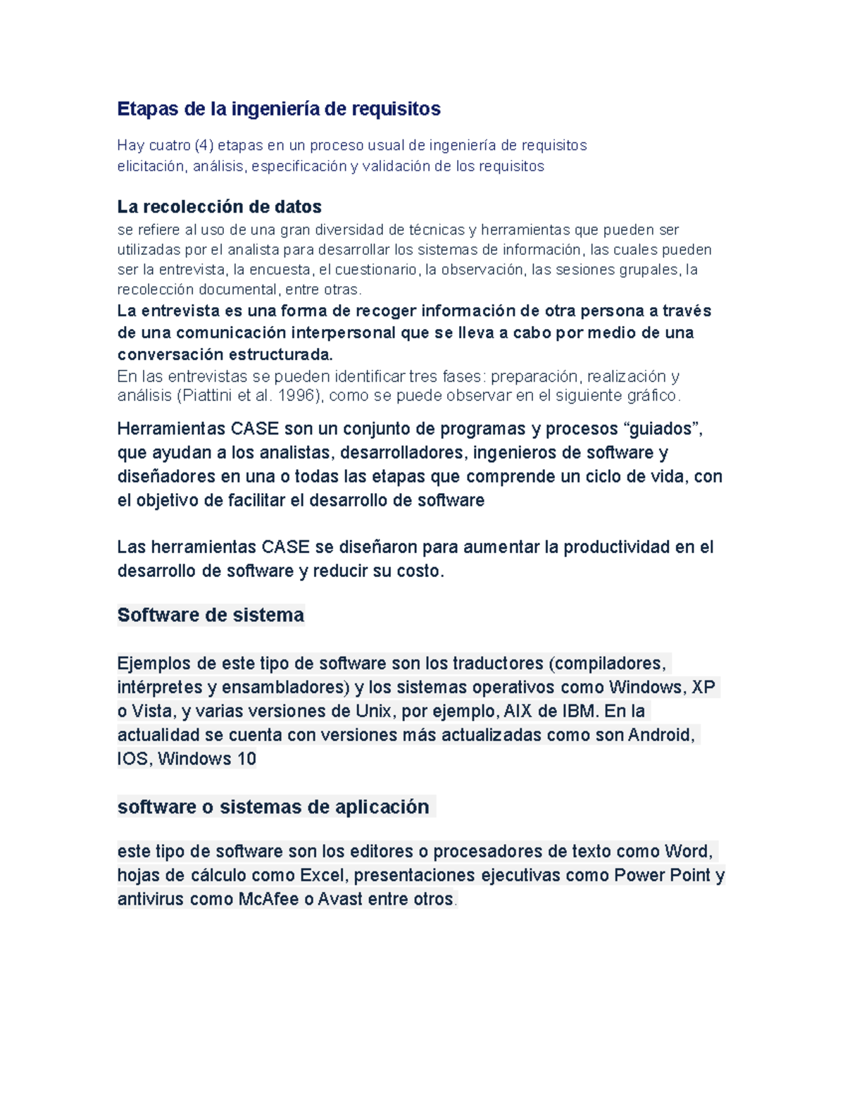 Etapas de la ingeniería de requisitos - Etapas de la ingeniería de requisitos Hay cuatro (4 ...