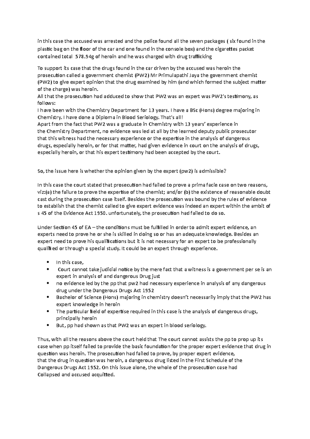 PP v Lin Lian Chen - case law - in this case the accused was arrested ...