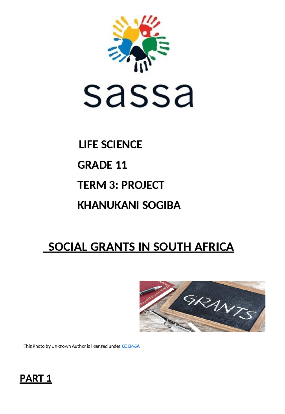 Life science project - it will help with assignments - LIFE SCIENCE ...