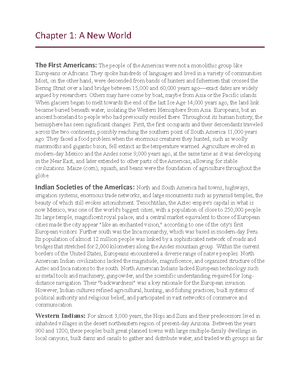 Ch. 3 : Creating Anglo-America from 1660-1750 (Hist 1301) - Chapter 3 ...