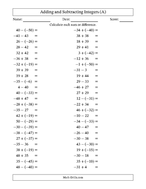 Mathematics 8 - Sample questionnaire - ANTIPOLO INTEGRATED SCHOOL ...