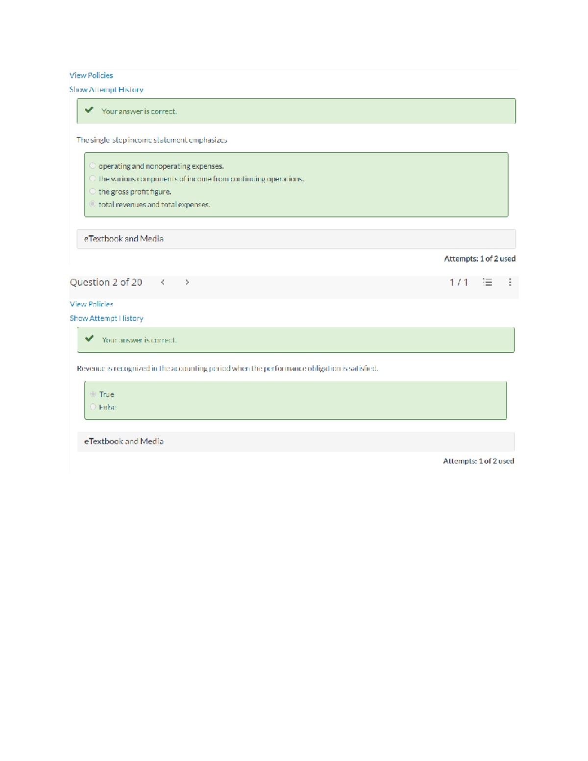 ACC 317 - 1-2 QUIZ 20 OF 20 - ACC-317 - Studocu