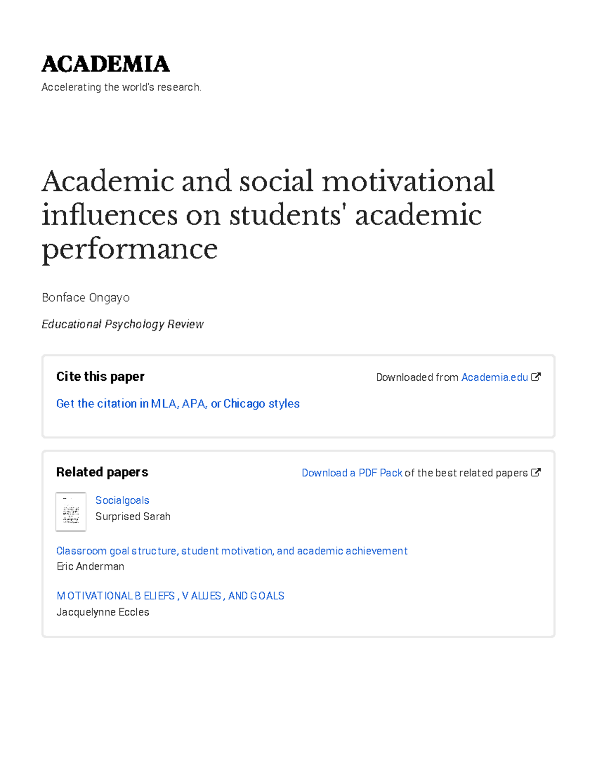 Academic and Social Motivational Influen 2017 0115-17121-yzugpr-with ...