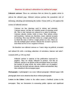 Techniques OF GOOD Editorial Writing - TECHNIQUES OF WRITING EDITORIALS ...