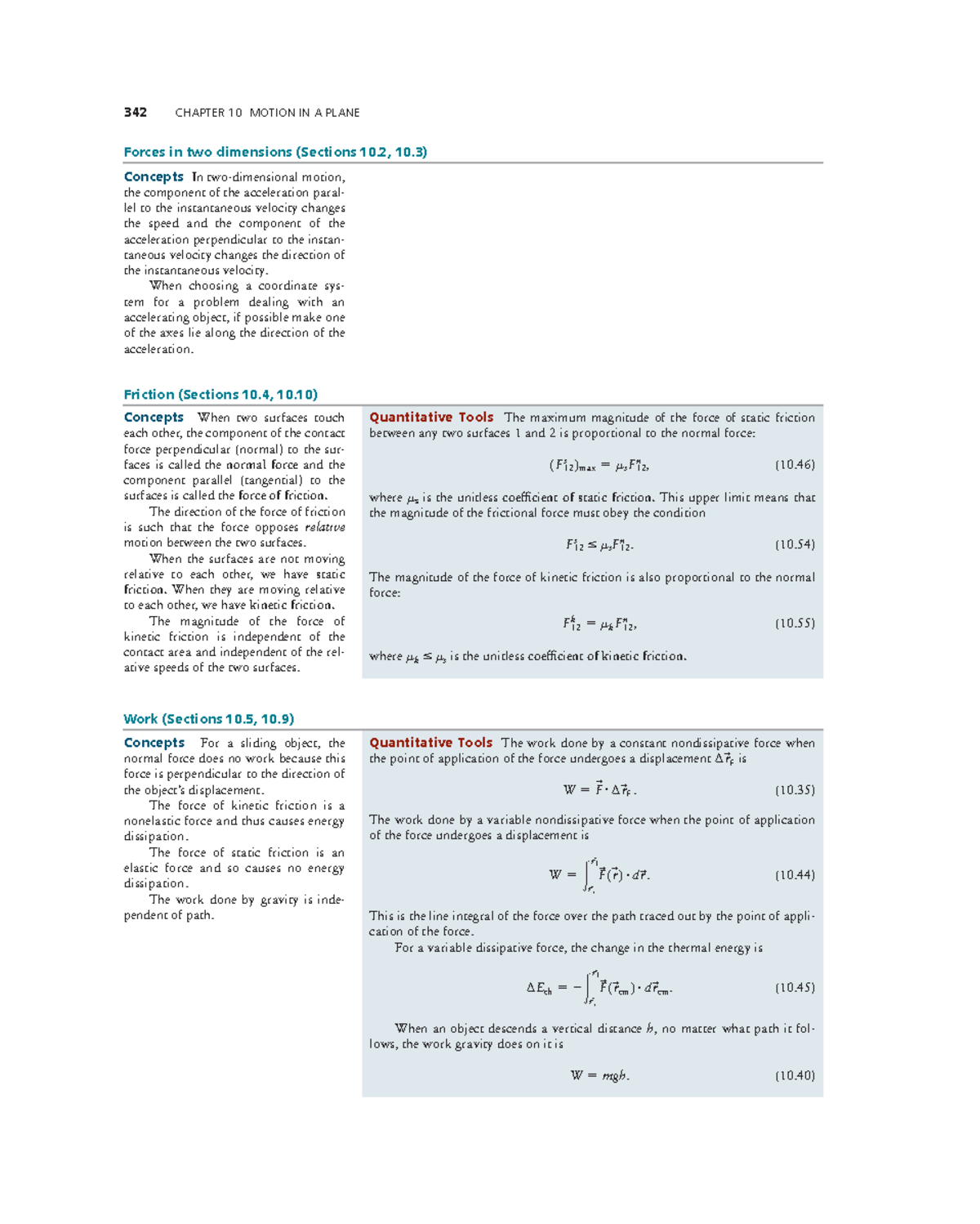 Mazur summaries 8-14 - Summary Principles & Practice of Physics - 342 ...