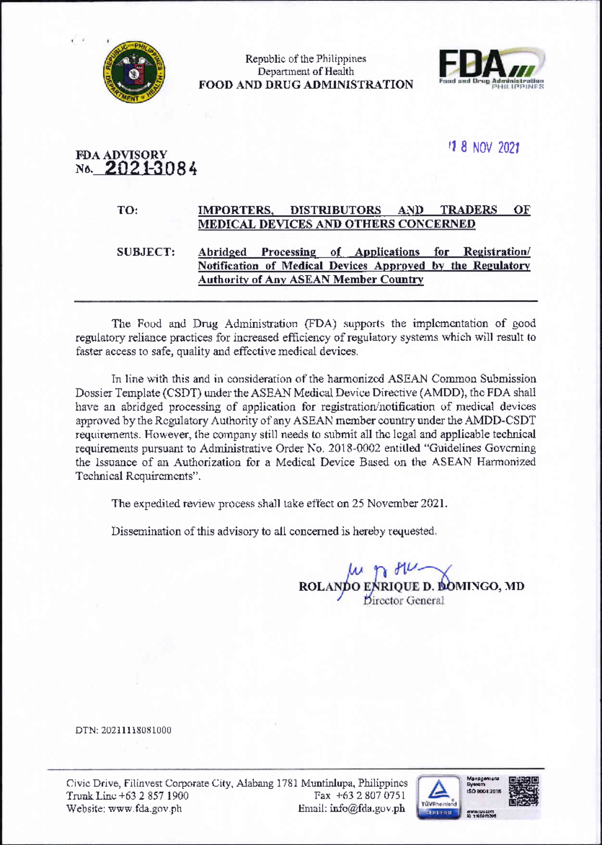 FDA-Advisory-No 2 - Pharmaceutical Biochemistry - Studocu