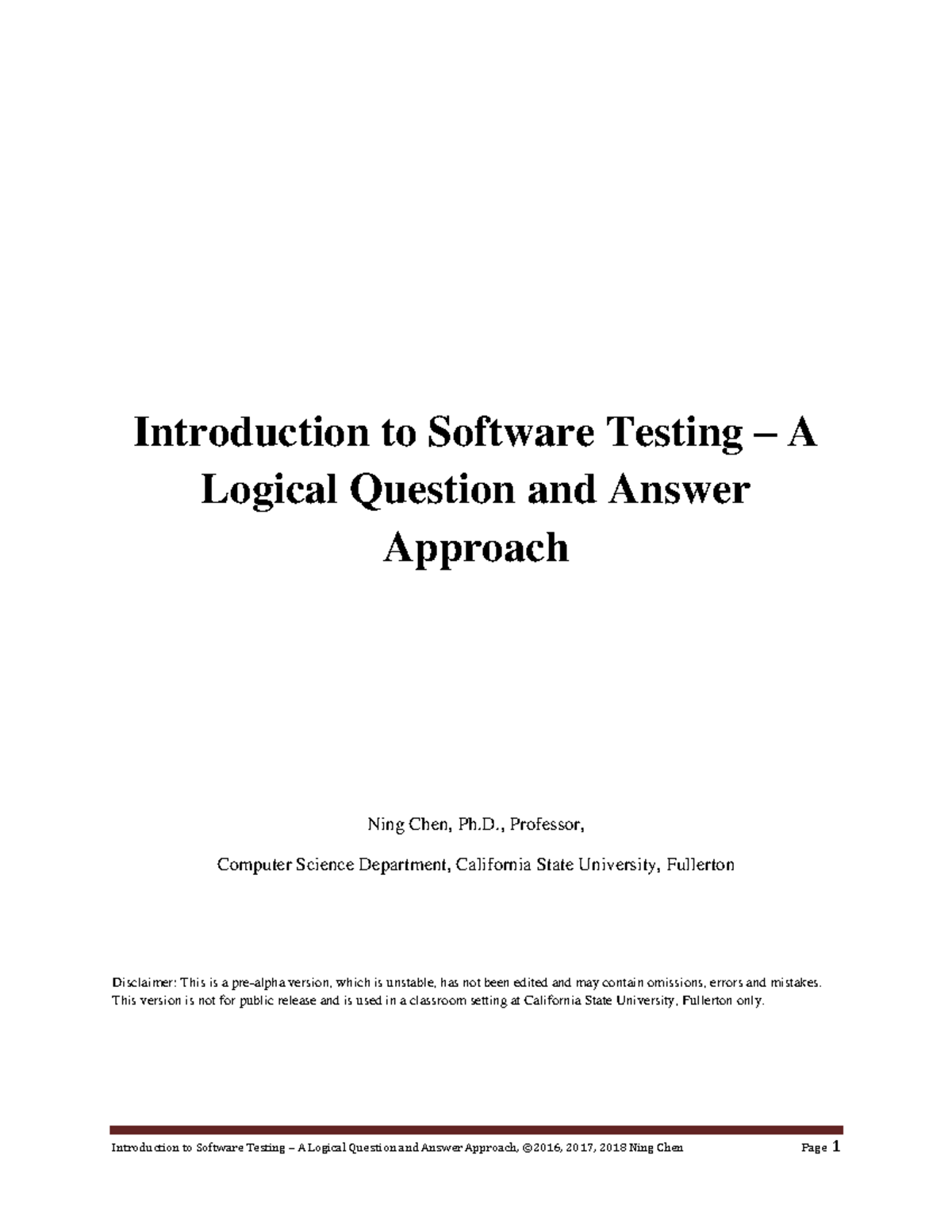 Introduction to Software Testing – A Logical Question and Answer ...