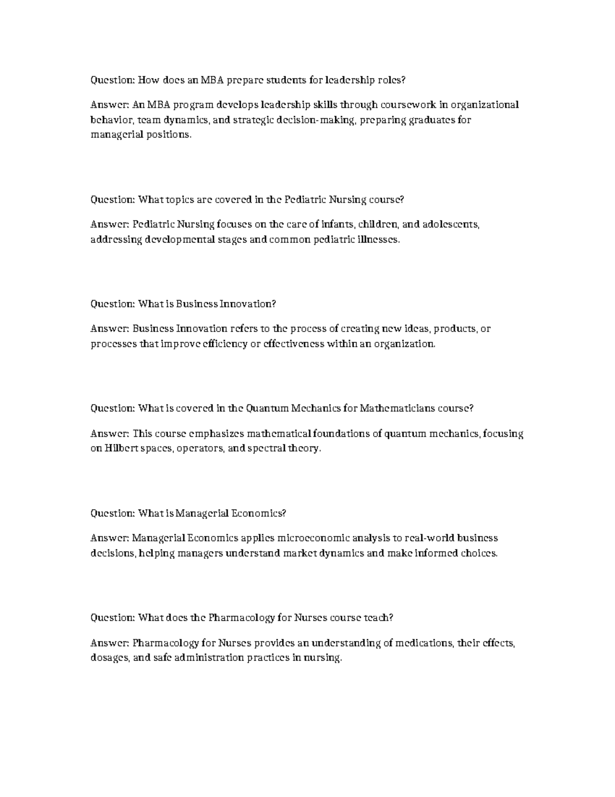 Turnhalls outstorm microcephalism - Question: How does an MBA prepare ...