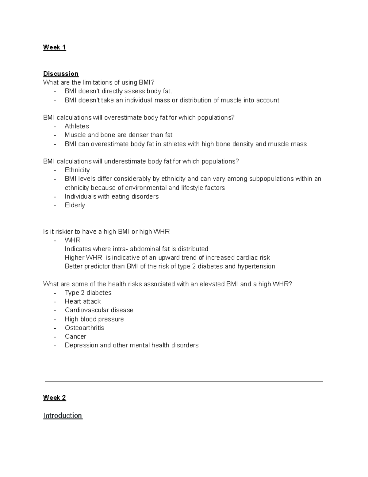 ESPS1000 Lecture Notes - Week 1 Discussion What are the limitations of ...