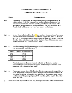 Factors Affecting Reaction Rate Lab Report - Factors Affecting Reaction ...